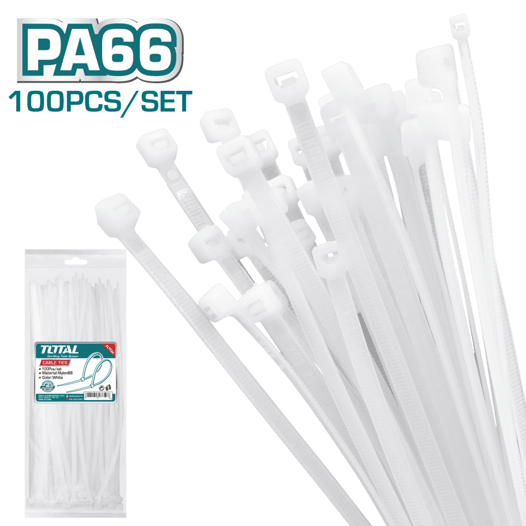 250X4.8 mm رباط بلاستيك ابيض - Chaaban Bros