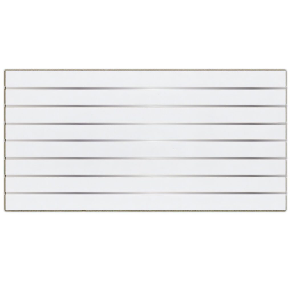 White Slat-Wall With 7 Grooves - Chaaban Bros