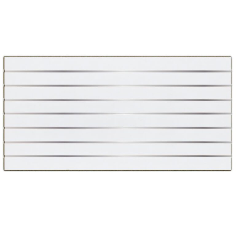 White Slat-Wall With 7 Grooves - Chaaban Bros