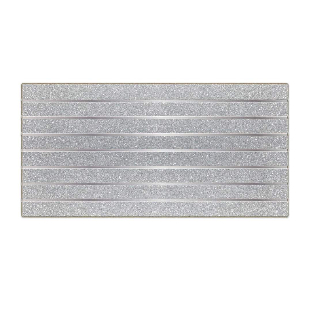 Glossy Silver Slat-Wall With 7 Grooves - Chaaban Bros