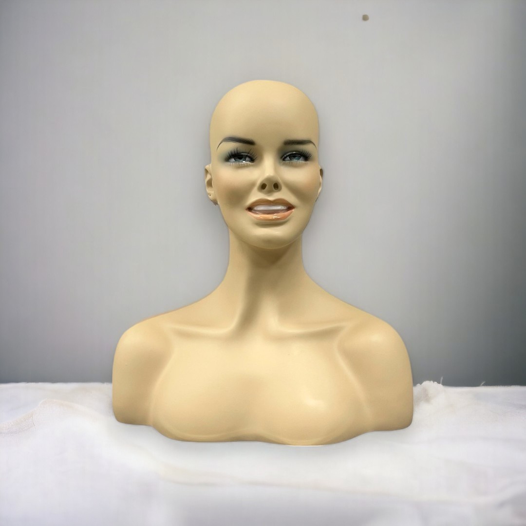 Realistic Female Mannequin Head With Shoulders realistic-female-mannequin-head-with-shoulders