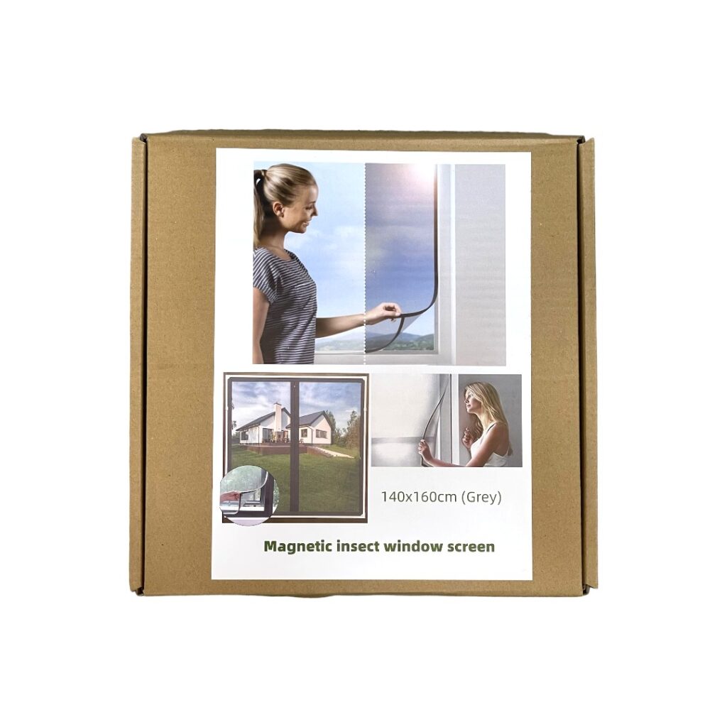 Adjustable Magnetic Window Screen | Fine Mesh Protector for Mosquitoes ...